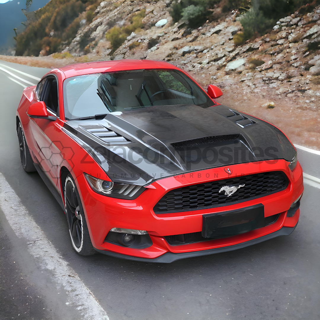 2015-2023 Mustang Carbon Fiber Termi Style Cowl Hood – ZetaComposites