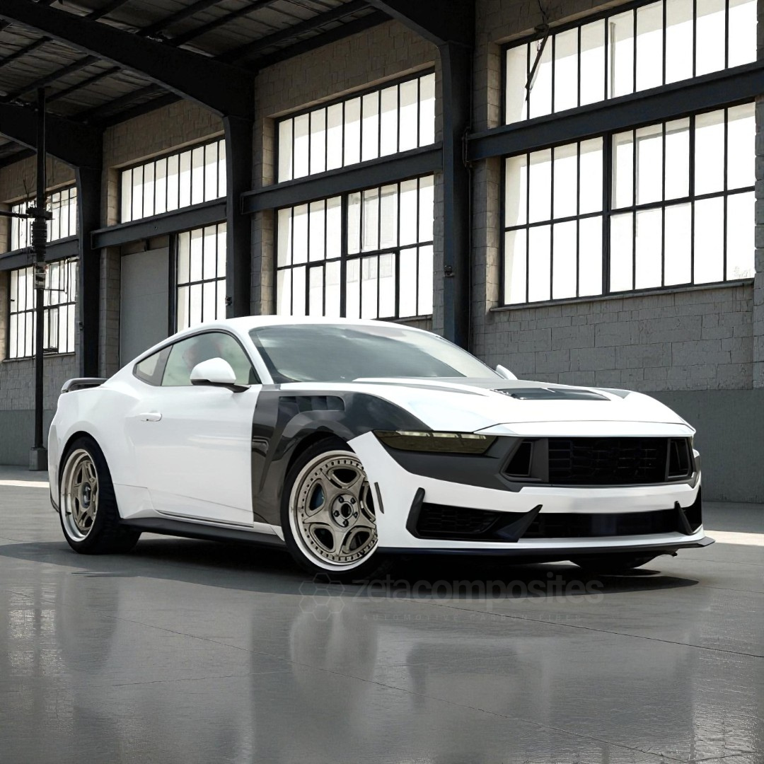 (2024'+ S650) Mustang Carbon Fiber Fenders GTD Style – ZetaComposites