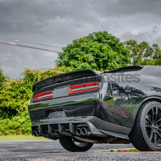 Carbon Fiber Dodge Challenger Diffuser Hellcat OE+ Style (15'-23 ...
