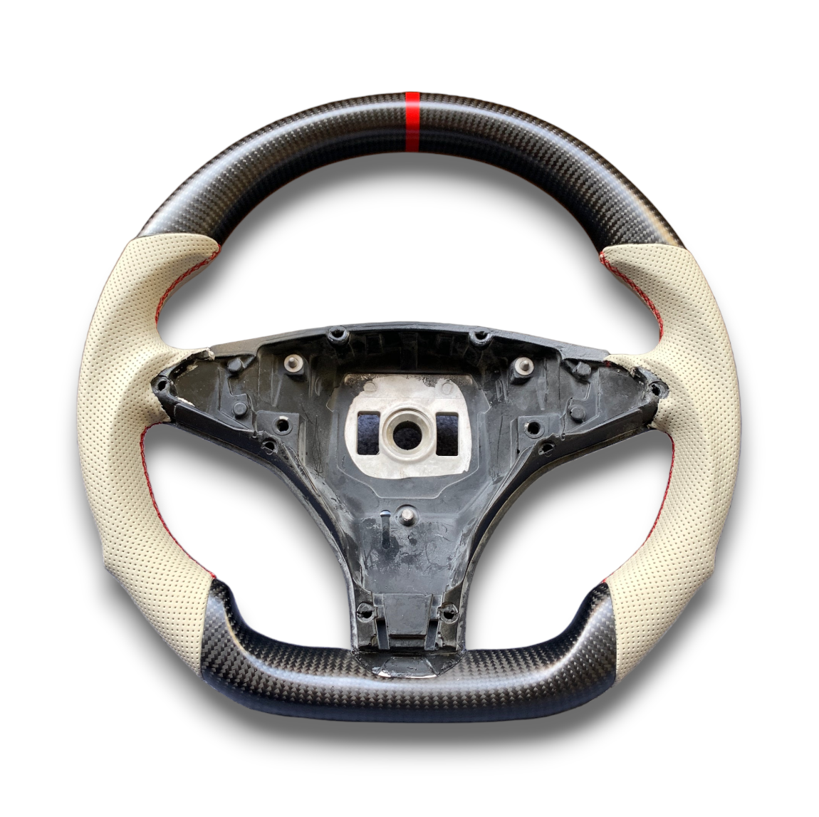 Custom Dry Carbon Fiber Steering Wheel Replacement for Tesla Model S ...